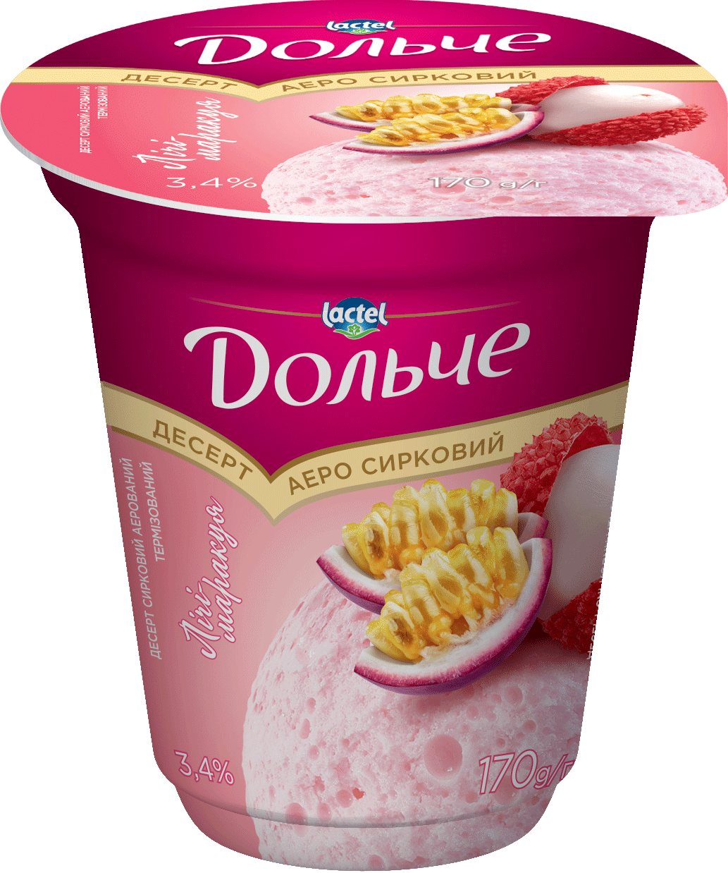 Aerted dessert 3,4% Lichee-passion fruit Dolce